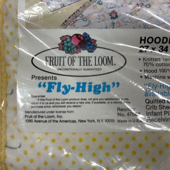 Fruit of the Loom | Bath | Vintage Fruit Of The Loom Fly High Hooded ...